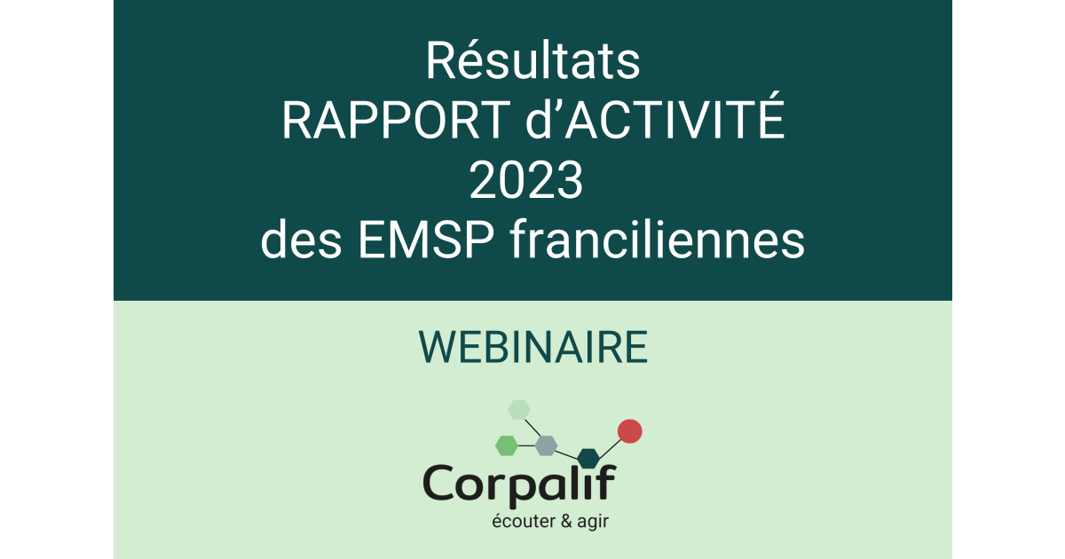 Webinaire Résultats du rapport d'activité 2023 des EMSP franciliennes